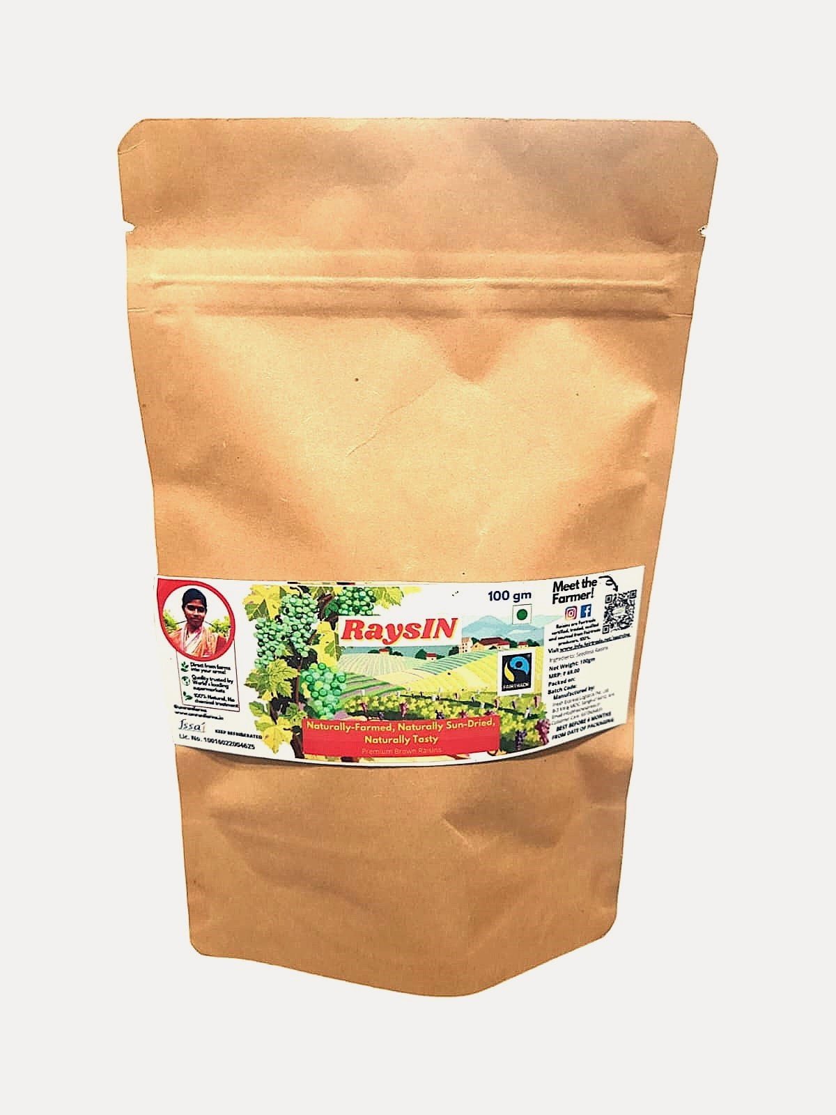 Fairtrade Brown Raisins – Umrani Farms